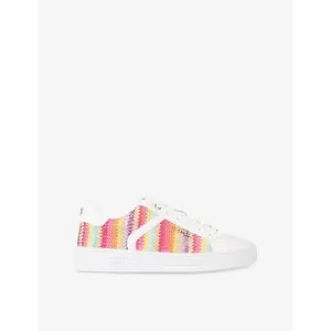 Carvela Daze Stripe Faux-leather Low-top Trainers - Mult/other