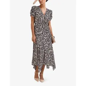 PHASE EIGHT Verity Shimmer Woven Midi Dress