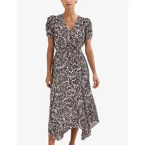 PHASE EIGHT Verity Shimmer Woven Midi Dress
