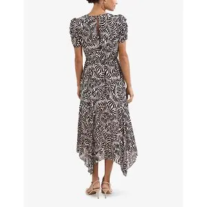 PHASE EIGHT Verity Shimmer Woven Midi Dress