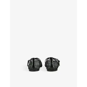 Steve Madden Mags Mesh Mary Janes - Black