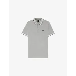 BOSS Paddy Embroidered-logo Cotton Piqué Polo Shirt