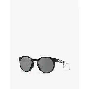 Oakley Round Frame Metal Sunglasses - Black