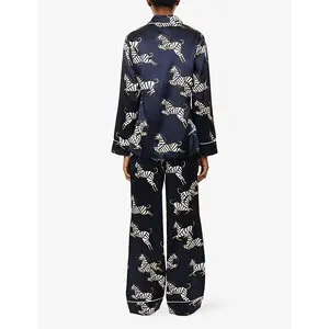 Olivia Von Halle Lila Zizi Silk-satin Pyjama Set