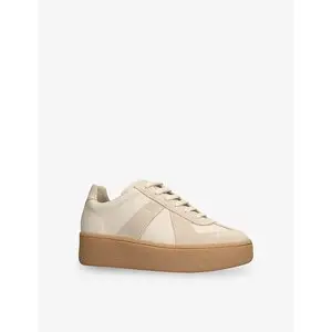 MAISON MARGIELA Replica Leather Trainers - Beige