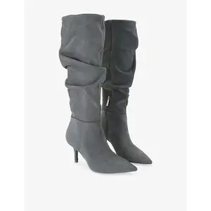 Carvela Spirit Slouch Suede Heeled Knee-high Boots