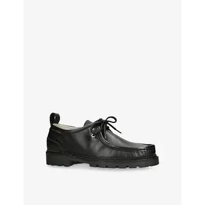 DUKE + DEXTER Moby Lace-up Leather Loafer Boots - Black