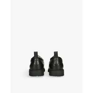 DUKE + DEXTER Moby Lace-up Leather Loafer Boots - Black