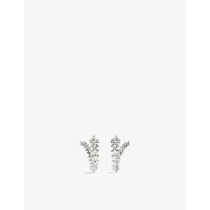 SHAUN LEANE Serpent Trace Sterling Mini Hoop Earrings - Silver