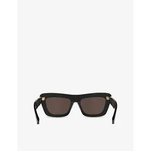 Bottega Veneta Bv1283s Rectangular-frame Sunglasses