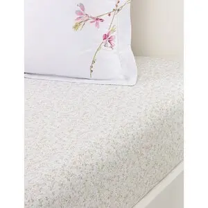 YVES DELORME Gaura Cotton Fitted Sheet - Multicoloured