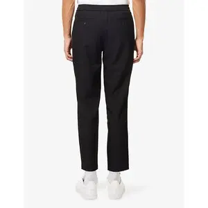 NOBL Hudson Drawstring Woven Trousers - Black