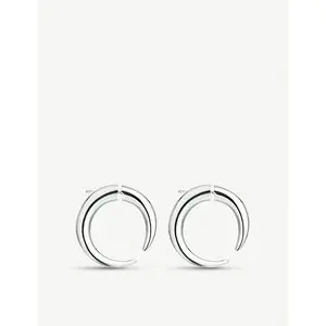 SHAUN LEANE Quill Hoop Earrings - Silver