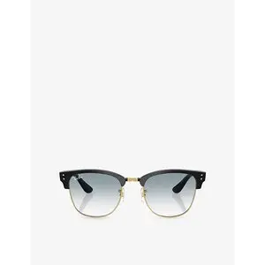 Ray-ban Clubmaster Reverse Square-frame Acetate Sunglasses - Black