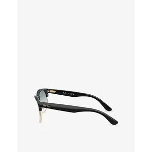 Ray-ban Clubmaster Reverse Square-frame Acetate Sunglasses - Black