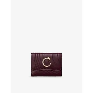 Cartier Panthère C De Mini Leather Wallet 1 Size Grape