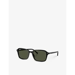 Ray-ban Square-frame Acetate Sunglasses - Black