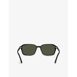 Ray-ban Square-frame Acetate Sunglasses - Black