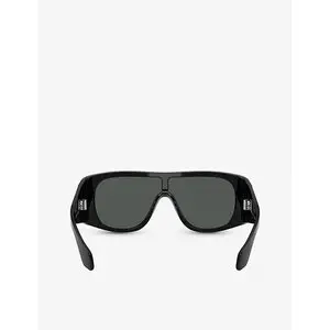 Giorgio Armani Rectangle Frame Acetate Sunglasses