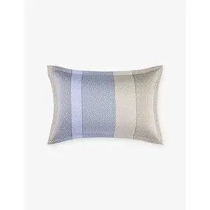 BOSS Alvorada Striped Cotton Pillowcase 50cm X 75cm - Multicoloured