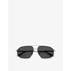 Dolce & Gabbana Dg2328 Aviator Metal Sunglasses - Silver