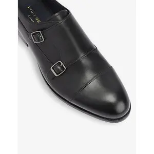 Kurt Geiger Sloane Leather Monk Strap Shoes