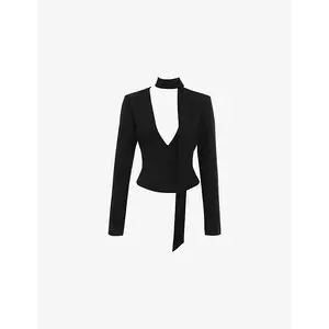 House Of Cb Zip Up Blouses