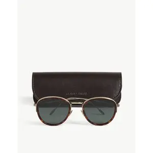 Giorgio Armani Round Frame Sunglasses - Havana