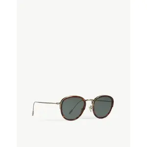 Giorgio Armani Round Frame Sunglasses - Havana