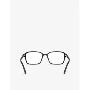 Ray-ban Raimond Square-frame Acetate Eyeglasses - Black