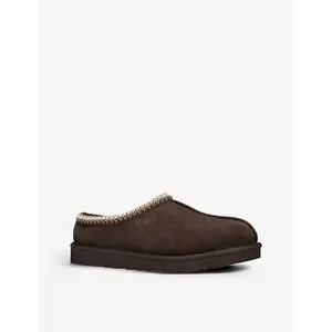 UGG Tasman Suede And Shearling Slippers - Brown/oth