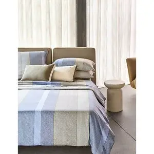 BOSS Alvorada Striped Cotton Pillowcase 65cm X 65cm - Multicoloured