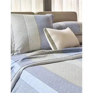 BOSS Alvorada Striped Cotton Pillowcase 65cm X 65cm - Multicoloured