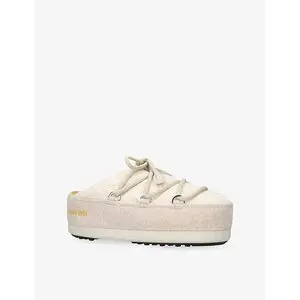 Moon Boot X Guest In Residence Evx Knit Mules - White
