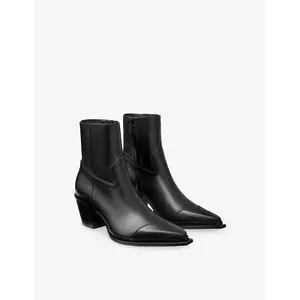 JIMMY CHOO Cece 60 Leather Heeled Ankle Boots