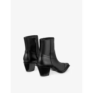 JIMMY CHOO Cece 60 Leather Heeled Ankle Boots