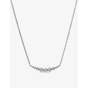 CARAT* LONDON Sterling Cubic Zirconia Necklace - Silver