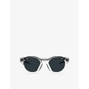 OAKLEY META Ow8002 Hstn Round Frame Eyeglasses - Clear