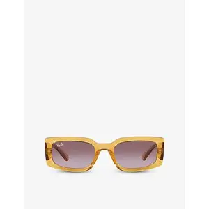 Ray-ban Ray-Ban Acetate Pillow-Frame Sunglasses Yellow