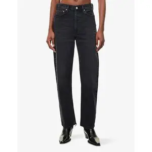 AGOLDE 90's Mid-rise Loose-fit Denim Jeans - Tar