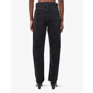 AGOLDE 90's Mid-rise Loose-fit Denim Jeans - Tar