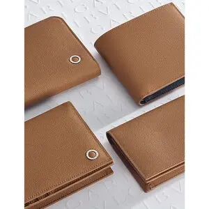 BVLGARI Leather Wallet - Brown