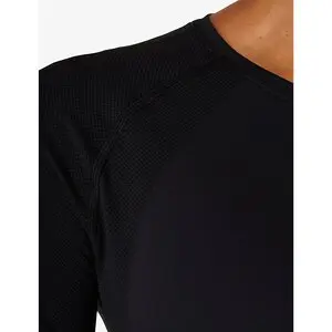 Sweaty Betty Athlete Seamless Long Sleeve Top - Black