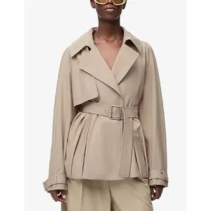 Loewe Notched Lapel Belted Cotton Jacket
