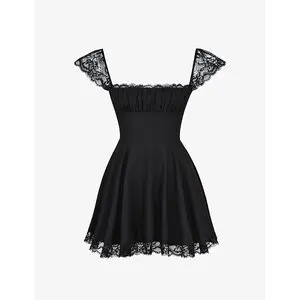 House Of Cb Kaia A-line Mini Dress - Black