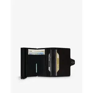 SECRID Twinwallet Crisple Leather Cardholder - Black