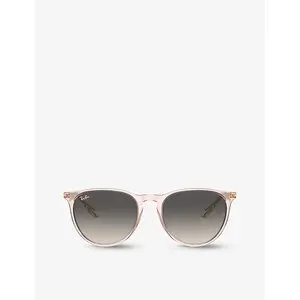 Ray-ban Round Frame Acetate Sunglasses - Pink