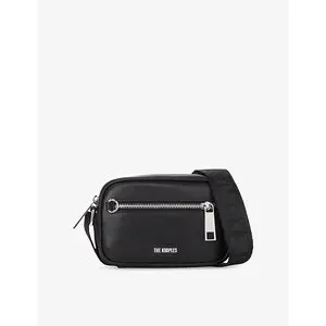 The Kooples Branded-strap Leather Cross-body Bag