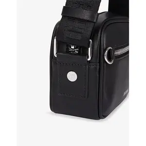 The Kooples Branded-strap Leather Cross-body Bag