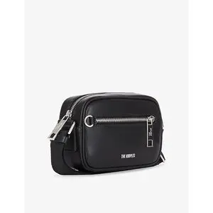 The Kooples Branded-strap Leather Cross-body Bag